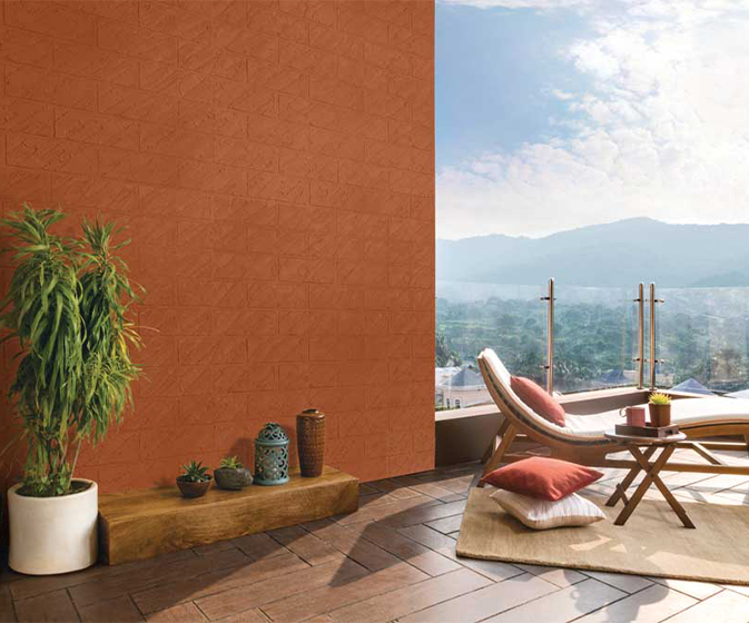 Createx Dholpur Brick Pattern ETXT6001CMB1001 - Wall Texture Design ...