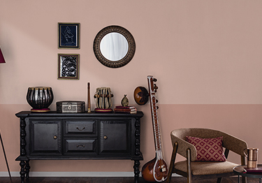 Popping Pink Hallway Entrance Design